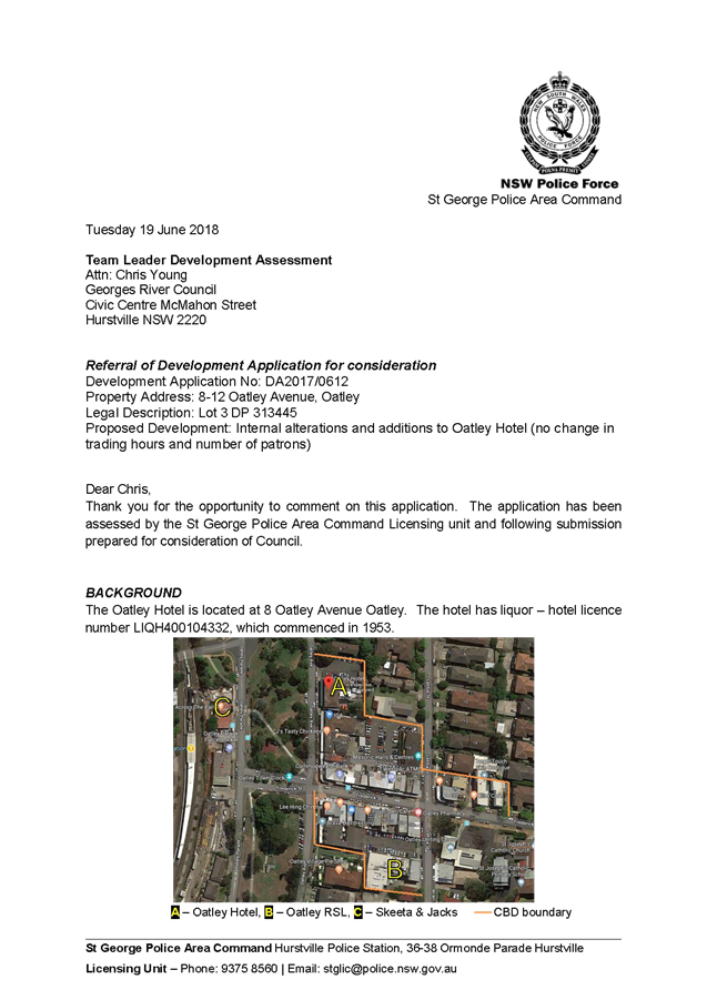 Agenda of Georges River Local Planning Panel (LPP) - 19 July 2018