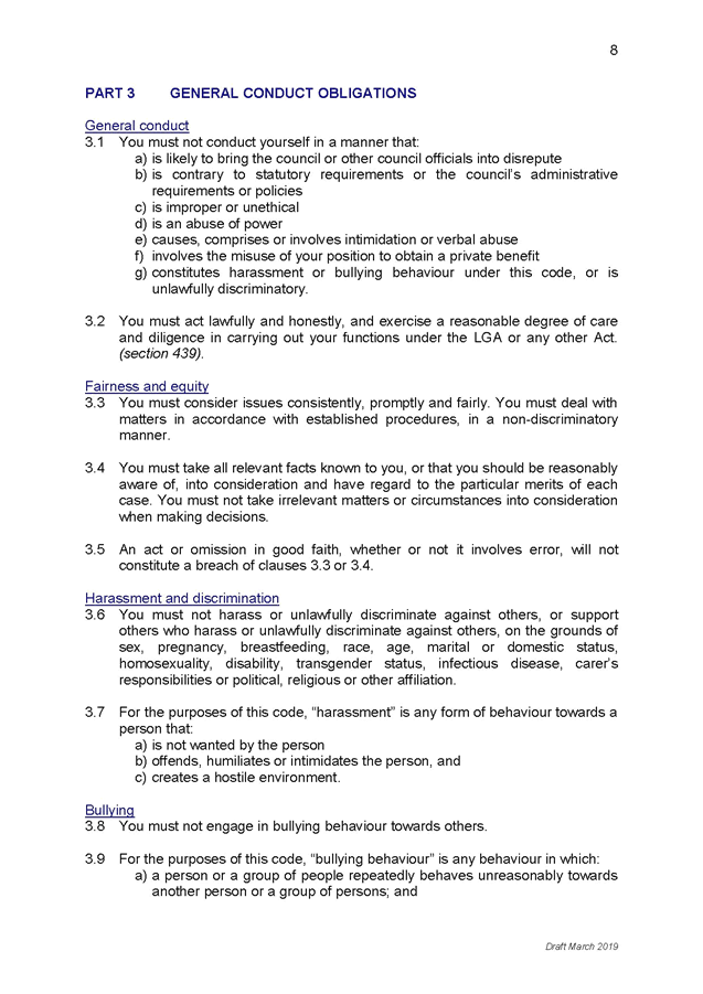 Agenda of Finance and Governance Committee - 11 March 2019