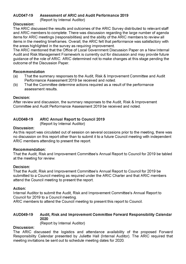 Agenda of Finance and Governance Committee - 11 00 2020