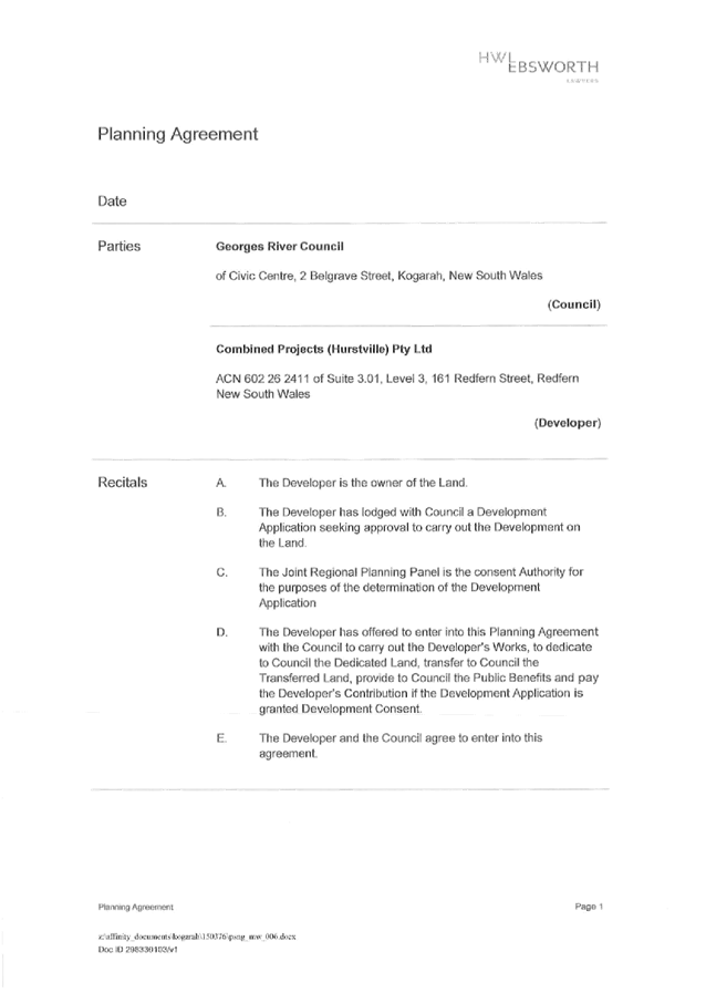 Agenda of Georges River Local Planning Panel (LPP) - 21 00 2020