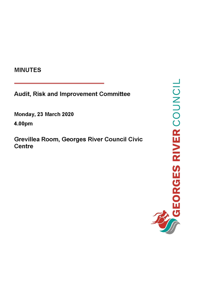 Agenda of Finance and Governance Committee - 10 00 2020